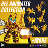 Bee Animated Collection (64x) | NullForums