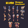 [ModelBlox] Elven Elf Animated Weapon Set | NullForums